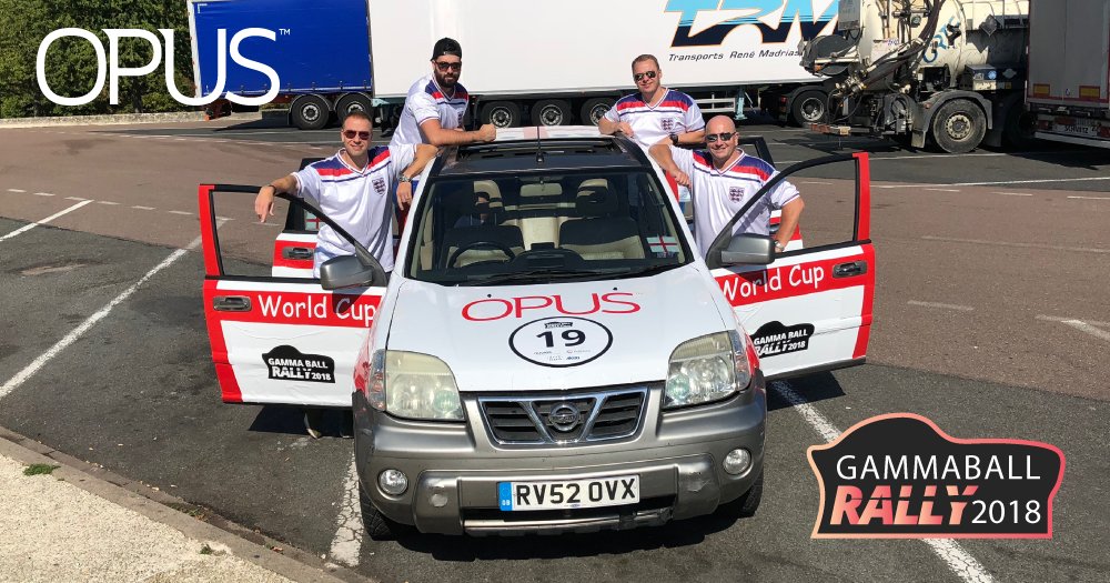 Opus Takes Part in Charity Gamma Ball Rally to Marseille - Opus Technology
